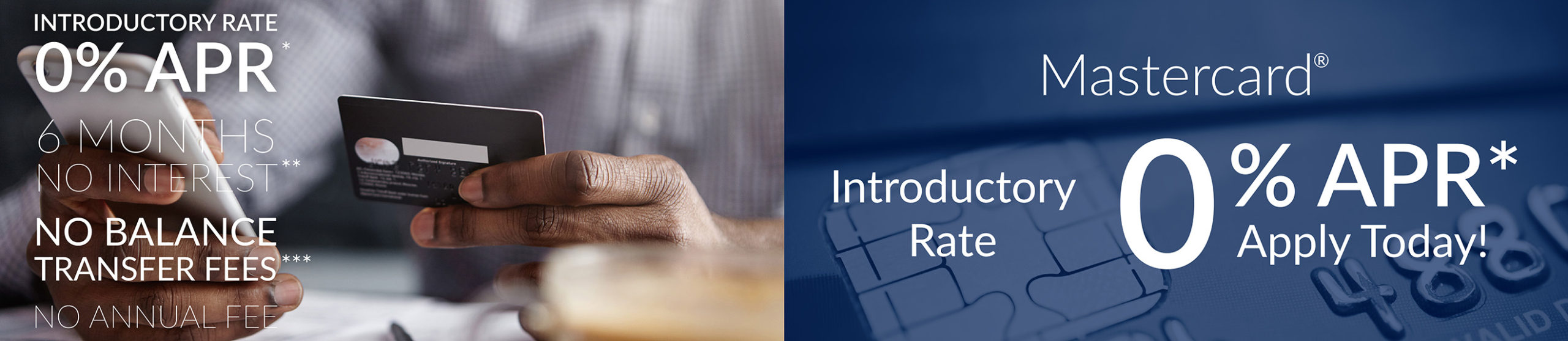 Mastercard 0% APR Introductory Rate - Public Safety Credit Union